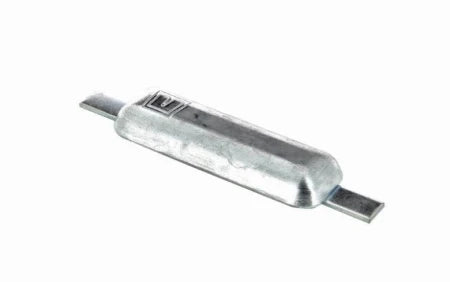 VETUS Weld-on hull anode zinc, model "Rectangular" 2,27kg WOA003Z ...
